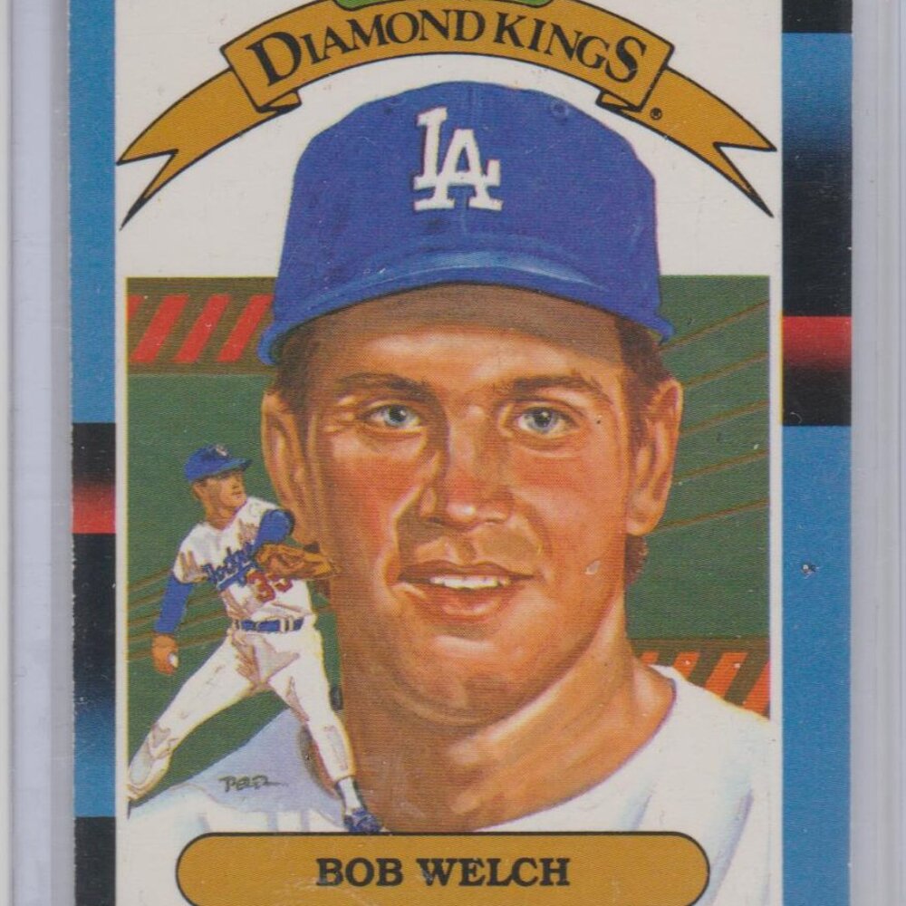 Rare & Vintage Bob Welch 1988 Donruss Diamond Kings C… - Gem
